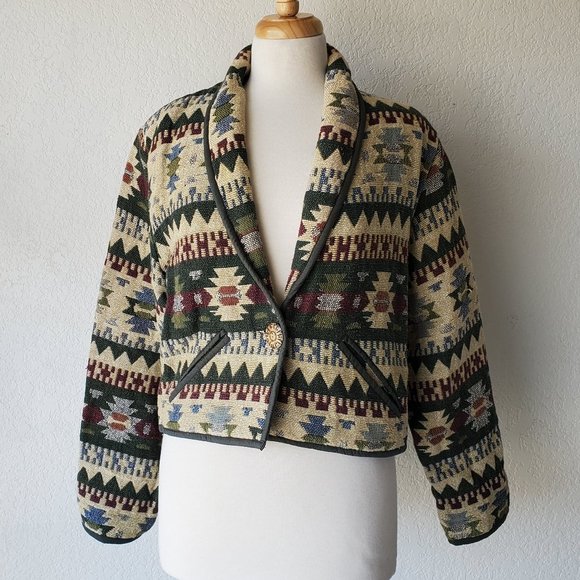Vintage | Jackets & Coats | 9s Vintage New Identity Southwestern ...